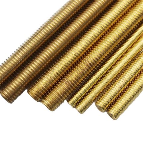 Brass Threaded Rod M16 L 1000 Mm 1 Meter