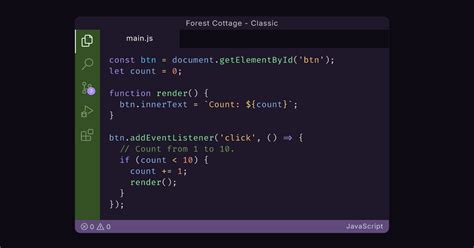 Forest Cottage By Zephiris Evergreen Vs Code Themes