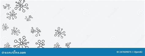 Molecule Abstract Structure Vector Illustration Background Stock Vector Illustration Of