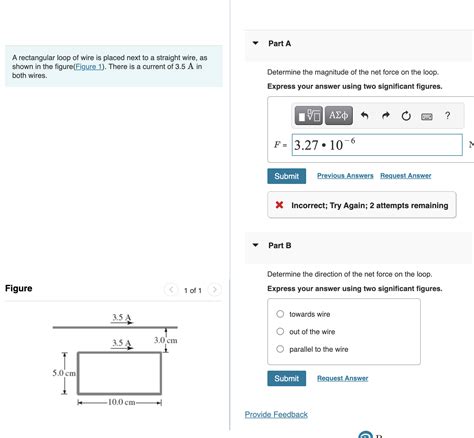 Solved A Rectangular Loop Of Wire Is Placed Next To A Chegg Com