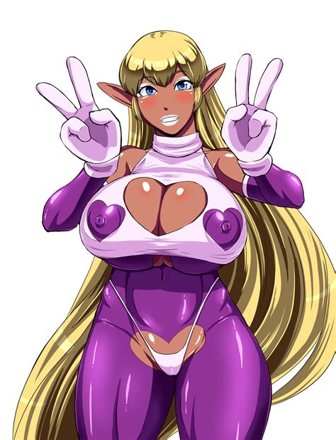 Ml Roomi Galaxy Fight 1girl Blonde Hair Blue Eyes Breasts