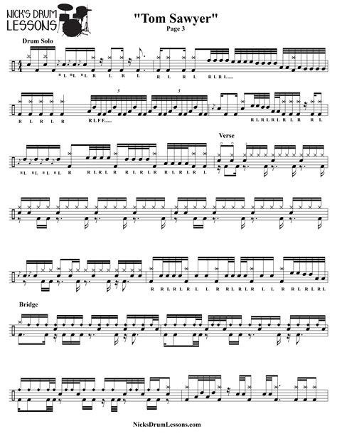 Printable Drum Sheet Music Drum Sheet Music Drums Sheet Sheet Music