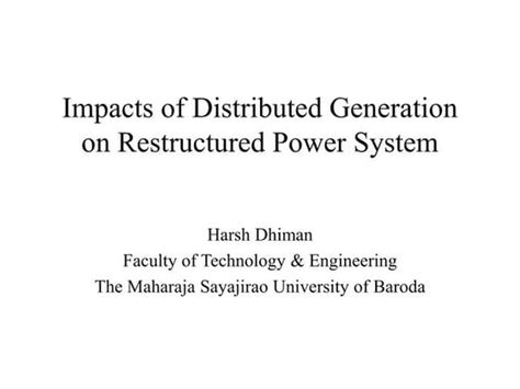 Hybrid Distributed Generation Pptx Power And Energy Industry