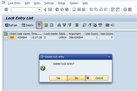 SAP Basis For Beginner Lock Entries Management SM12