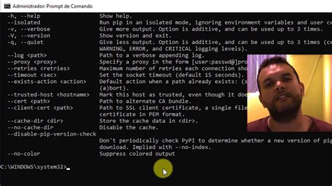 Atualizar Pip Do Python Erro You Are Using Pip Version Youtube