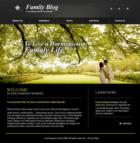 Couples Happy Css Template 3511 Love And Dating Website Templates