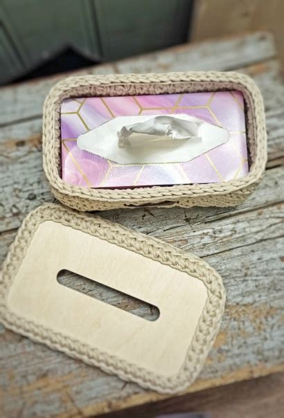 Большая вязаная прямоугольная салфетница для дома для кухни для ванной Салфетница из