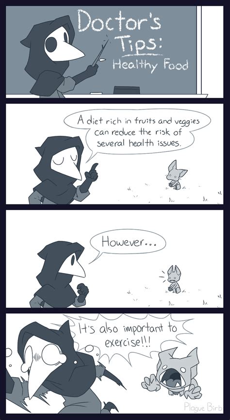 Doctors Tips Healthy Food By Plaguebirb On Deviantart