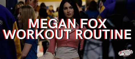 Megan Fox Workout Routine And Diet Plan Train Like April Oneil
