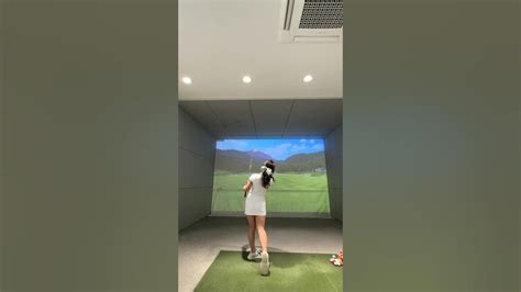 오늘 우리 회원님들 전원 베이비 드로우샷 구사 완료🎶💓 Klpga정혜윤프로 프로골퍼 Golf 골프 여자프로골퍼 Golfswing 골프스윙 골프선수 골프