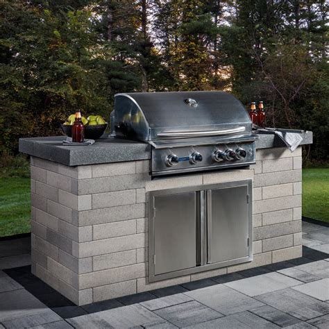 Belgard Melville Grill Island Natural Gas Scandina Graymidnight 1 Ea