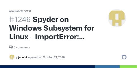Spyder On Windows Subsystem For Linux ImportError LibGL So Issue Microsoft WSL