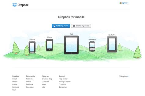 Ux Timeline Dropbox Back To The Past