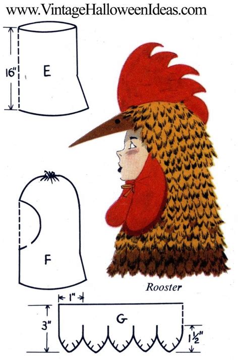 Rooster Halloween Costume to Make | | Rooster costume, Halloween ...