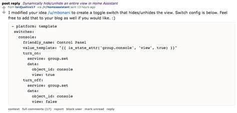 Dynamically Hideunhide An Entire View In Home Assistant Bonanitech
