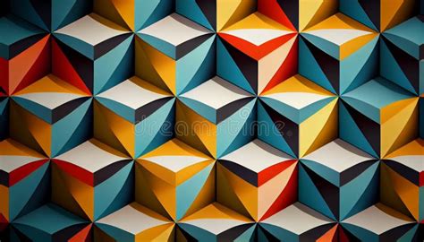 Generative Ai A Grid Pattern For A Structured And Organized Website Design Stock Illustration