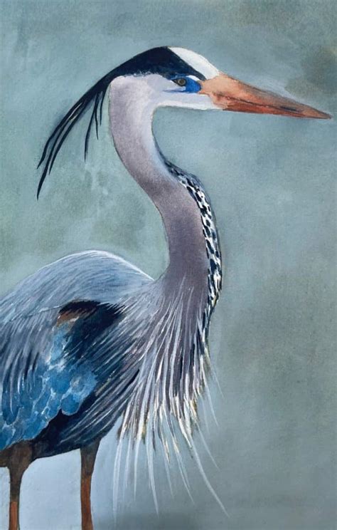 Great Blue Heron Art