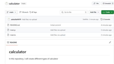 Github Calculatorproject Typescript Muhammad Abdullah