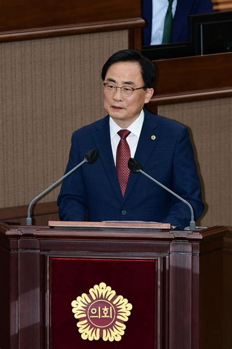 김형재 시의원 국기원 빗물누수·냉난방 노후·장애인시설 미비 대책 주문