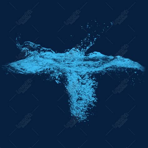 푸른 물 패턴 워터 드롭 Png 일러스트 무료 다운로드 Lovepik