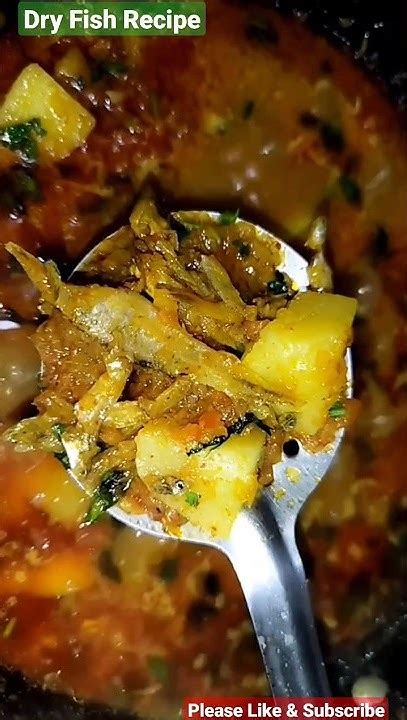 Dry Fish Recipe Dry Fish Curry Dryfishrecipe Youtube