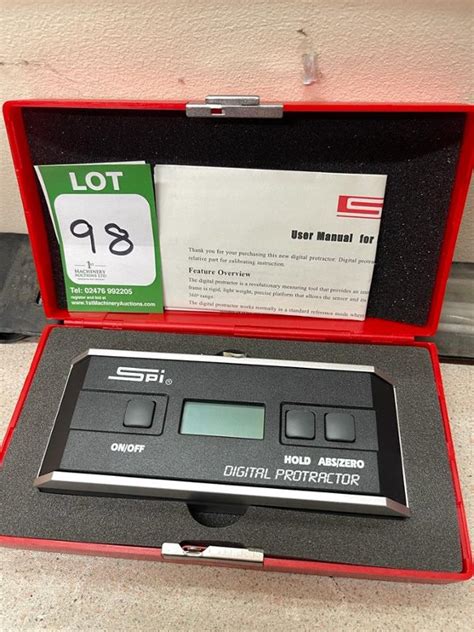 Spi Digital Protractor 1st Machinery