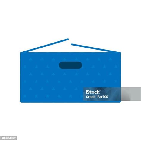 상자 열기 아이콘입니다 컬러 실루엣 앞면도 벡터 간단한 평면 그래픽 그림입니다 흰색 배경에 격리된 개체입니다 격리 과일에 대한 스톡 벡터 아트 및 기타 이미지 Istock