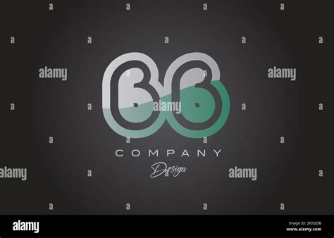 66 Green Grey Number Logo Icon Design Creative Template For Business