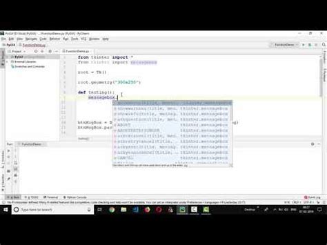 Python GUI MessageBox YouTube