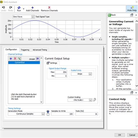 Solved How To Generate And Read Current Signals Using Daq Modules Ni Community