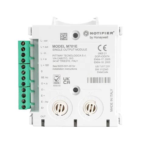 M701e Addressable Notifier Output Module 1