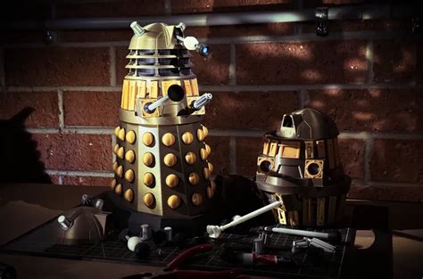 Multi Colour Modern Dalek Poseable 1 6 Scale By Edward Felix Makerworld Download Free 3d Models
