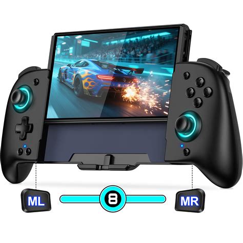 Beboncool Switch Controller Customizable Turbo Buttons Hd Rumble Vibration Ergonomic Grip For