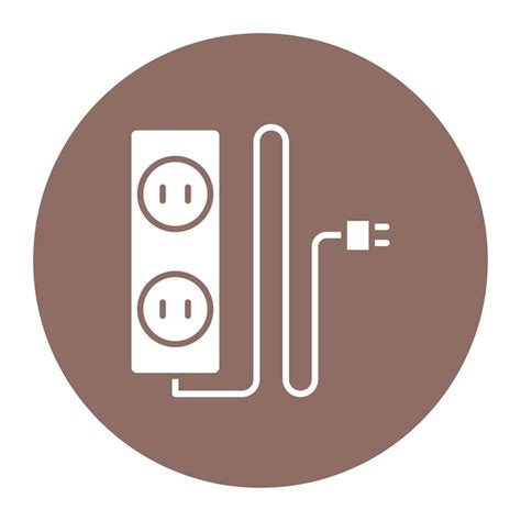 Premium Vector Extension Cord Vector Illustration