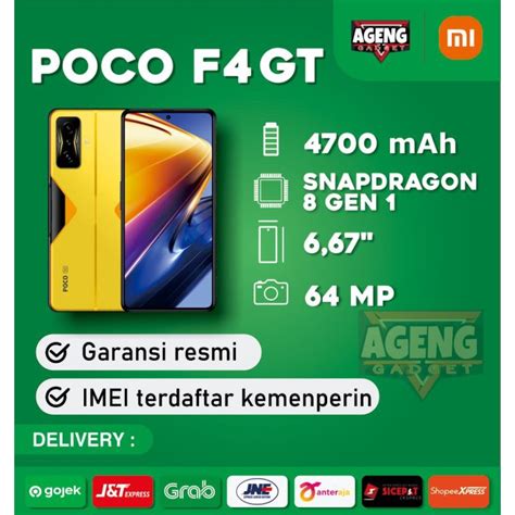 Jual Poco F4 GT 5G 12 256 Garansi Resmi Xiaomi Original Shopee Indonesia