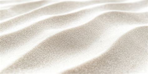 A Close Up View Of Soft Undulating Sand Patterns Creating A Serene And Calming Effect Stock
