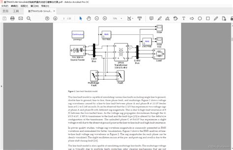 电能质量扰动仿真模型，包括配电线路故障、感应电机启动、变压器励磁、单相 三相非线性负载等模型，可用于模拟各种电能质量扰动和分析研究负载扰动的负载模型 Csdn博客