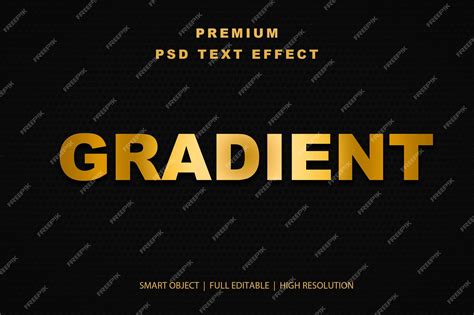 Premium Psd Gradient Text Effect