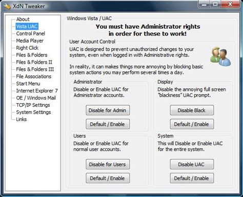 Download XdN Tweaker V Freeware AfterDawn Software Downloads