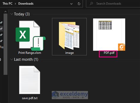 Print A Cell Range To Pdf With Vba In Excel 5 Easy Methods Exceldemy