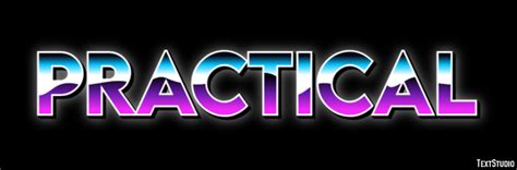 Practical Text Effect And Logo Design Word