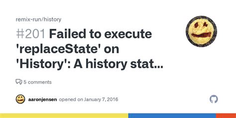 Failed To Execute Replacestate On History A History State Object With Url X Cannot Be