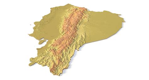 🇪🇨 Ecuador Topographic Map 3d Model For 3d Printing And Cnc Carving・ 3d