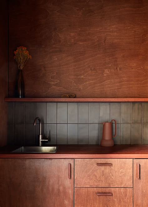 Photo 15 Of 22 In Dark Timber Cladding Hides A Soaring Extension At… Kitchen Interior Timber