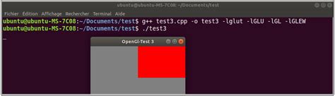 Programmer En C Avec OpenGL Sous Ubuntu
