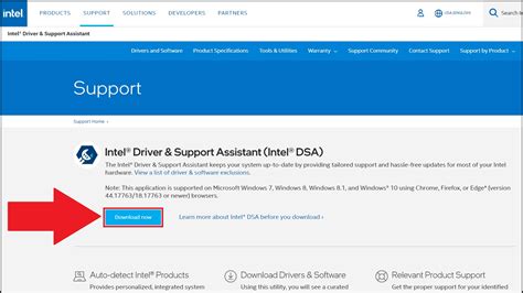 Intel Driver Support Assistant Intel Dsa