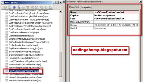 Coding Champ Fact Box In Microsoft Dynamics Ax 2012