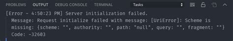 Server Initialization Failed Scheme Is Missing · Issue 215 · Redhat Developervscode Yaml · Github