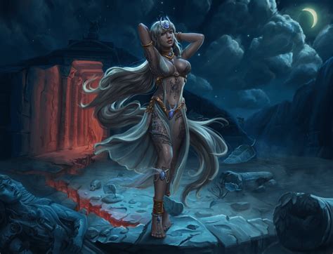 Sexy Moon Priestess Of The Undead R Animeart