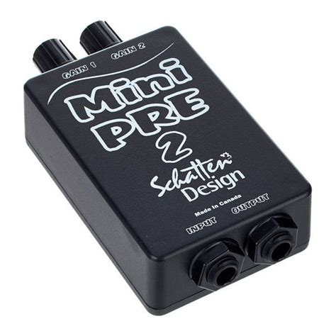 Schatten Design Mini Pre 2 Acoustic Preamp Thomann Sverige